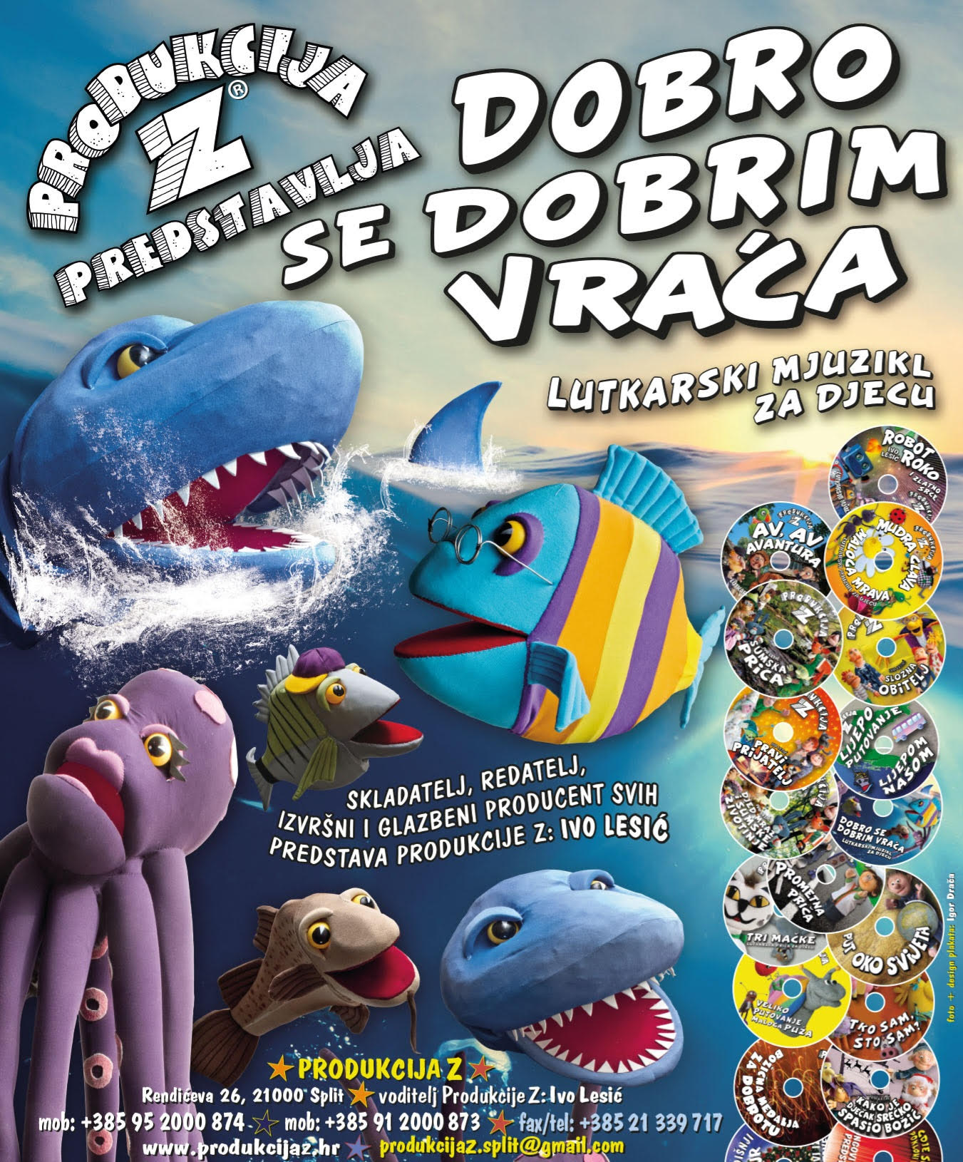 Lutkarski mjuzikl za djecu “Dobro se dobrim vraća”, Trg biskupa Mirka ...